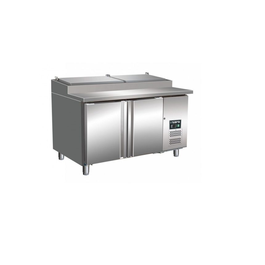 Kølebord 1/3 GN – med 2 døre – B1360 x D700 x H890-950 mm – Saro ...