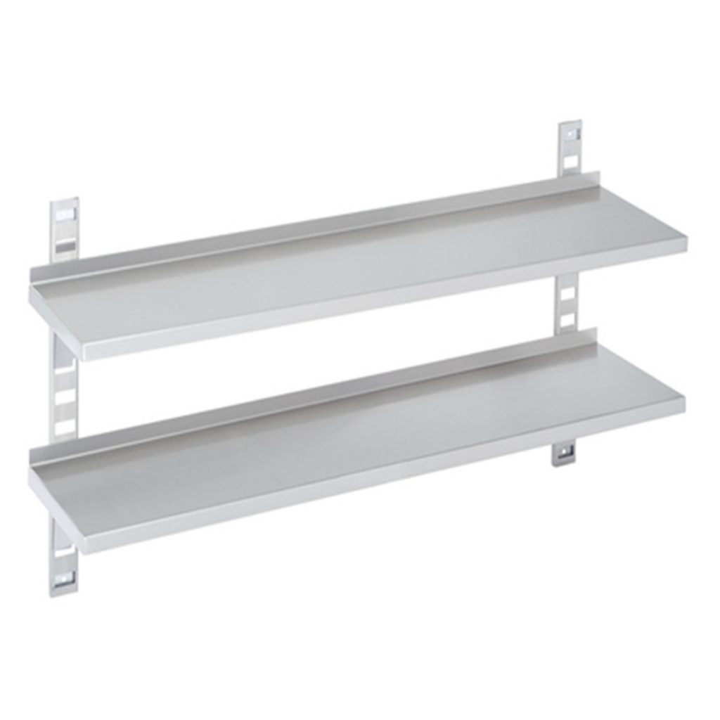 Double wall shelf depth 200 mm - Gastro Inventar