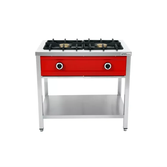 Professionelt Pandekage Gasblus 2x 8 kW | Gratis fragt