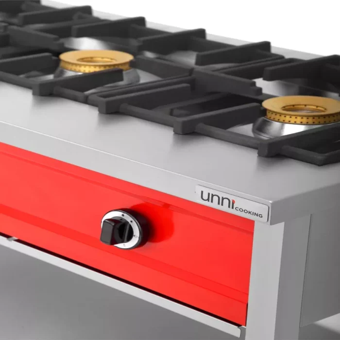 Storkøkken Pandekage Gasblus 4x 8 kW | Gastro Inventar
