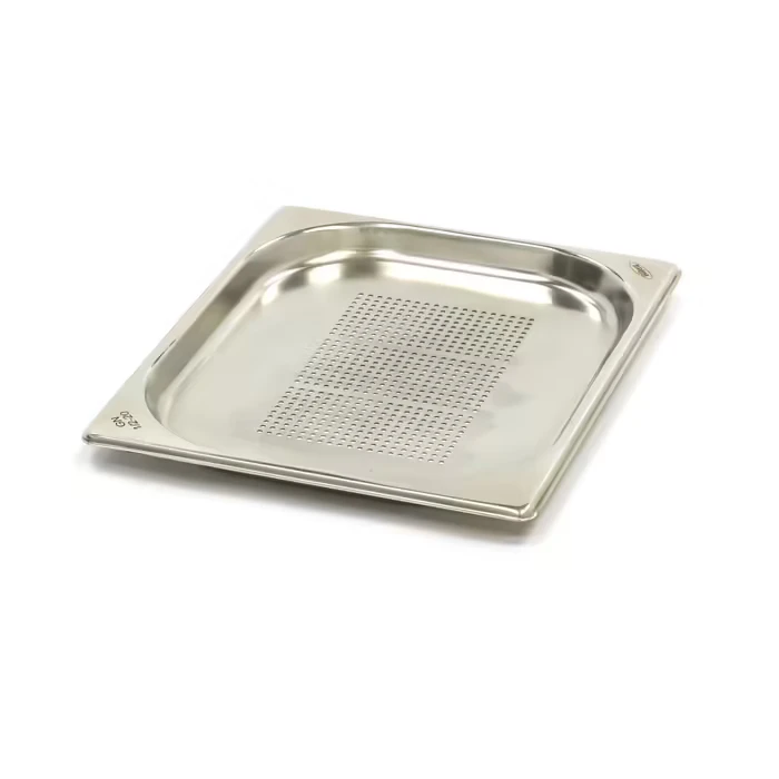 Perforeret beholder i rustfrit stål – 1/2 GN – 20 mm - Gastro Inventar